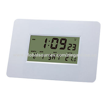 Big digital functions with alarm snooze digital radio controlled clock ...