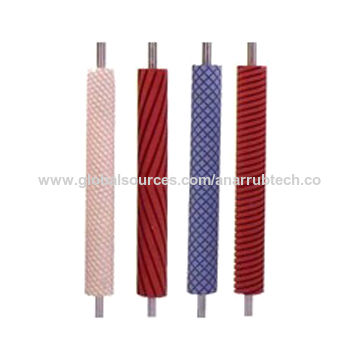 Rubber Grooved Spreader Roller, Rubber Grooved Spreade Rubber Rollers ...
