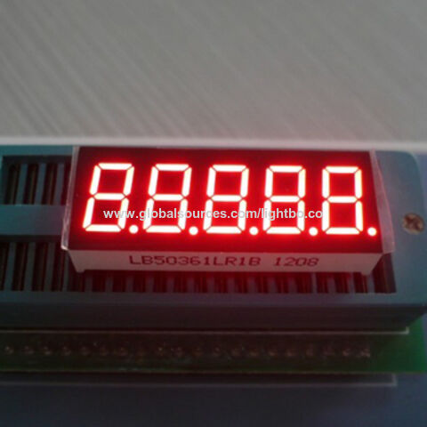 Bulk Buy China Wholesale Five-digit 0.36-inch Common Cathode Super Red ...