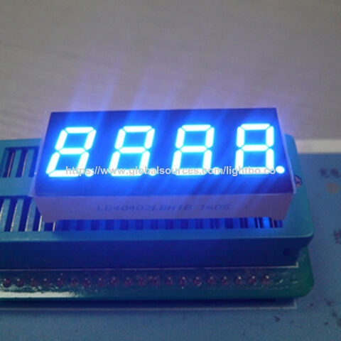 Four-digit 0.4-inch 7-segment LED Displays, Widely Used for Set-up ...