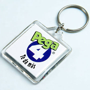 Buy Wholesale China Acrylic keychain, square shaped, various shapes and ...