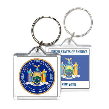 Buy Wholesale China Acrylic Keychain, Square Shaped, With Printedpaper ...