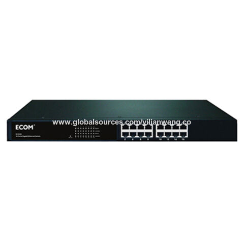 Network Switch 16-port 10/100/1000M Gigabit Ethernet Switch S1516G 19 ...