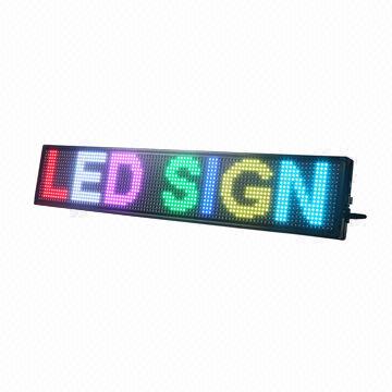 Buy Wholesale China Full Color Led Scrolling Sign In Various Languages ...