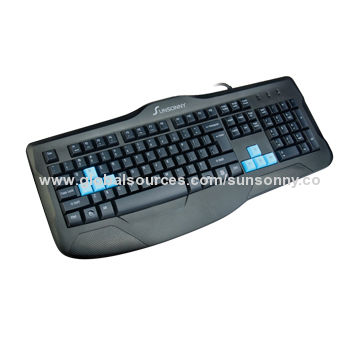 Buy Wholesale China Abs Plastic Computer Wired Keyboard With Color ...