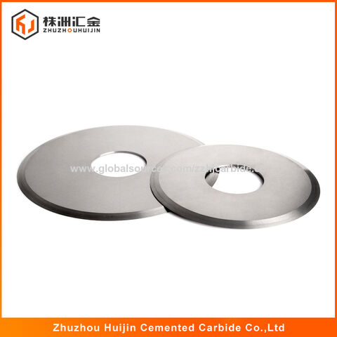 Tungsten Carbide Disc Cutter Round Slitting Knives Blades $29.8 ...