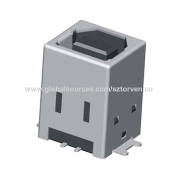USB 2.0 Female 4P SMT Top entry B type, USB2.0 Connector USB Male 4P ...
