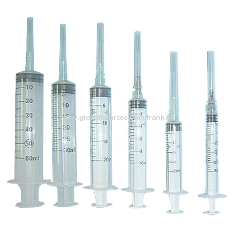 China Three-piece Luer Lock Syringes with Sharp Needle Tips on Global ...