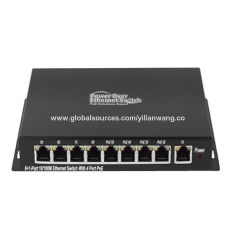 China 8-port 10/100 Unmanaged Desktop POE Switch with 4Port RJ45 10 ...