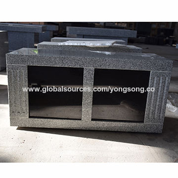 Buy Wholesale China 2 Niche Grey Granite Columbarium & 2 Niche Grey ...