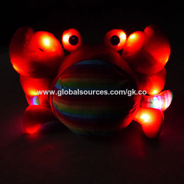 Buy Wholesale China Red Crab Led Light Plush Toys & Led Light Plush ...