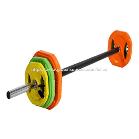 Taiwan Color Rubber Coated Barbell set on Global Sources,Barbell sets