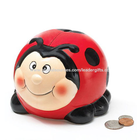 Buy Wholesale China Adorable Ladybug Lady Bug Piggy Bank For Great Gift ...