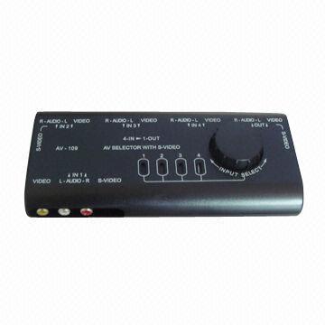 Buy Wholesale China 4-in-1 Audio Video Signal Switcher S-video Selector ...