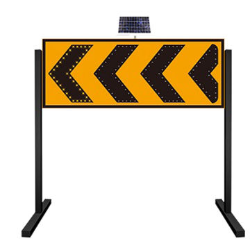 Buy Wholesale China Led Arrow Road Direction Traffic Sign, Solar Power ...