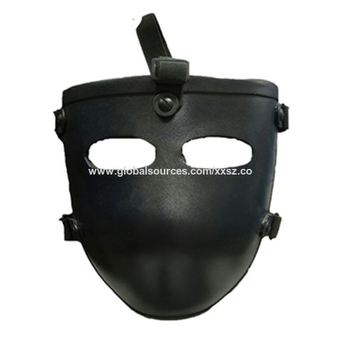 Buy Wholesale China Black Bulletproof Mask With Nij Iiia Level & Black ...