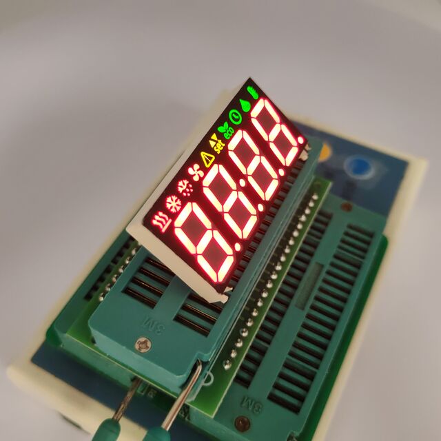 1.2-inch Pure White 1-digit 7-segment LED Display, Ideal for Digital ...