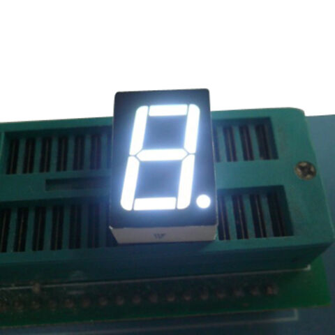Buy Wholesale China Ultra White Anode 0.56" Single-digit 7-segment Led ...