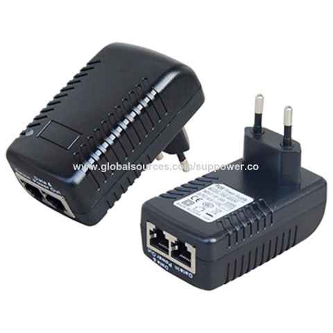 Buy Wholesale China 48v/0.5a Poe Adapter For Set-top Boxes Europe Plug ...