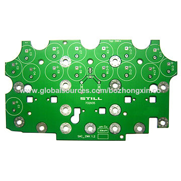China Double-sided PCB with 350um Heavy Copper and Lead Free HAL Finish ...