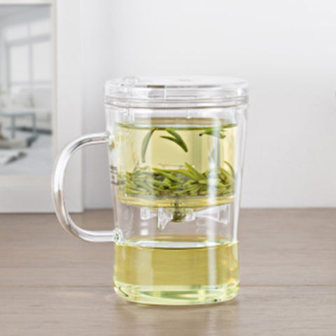 New Design Glass Office Cup with Handle, Office Cup Glass Office Cup ...