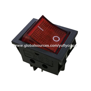 Buy Wholesale China 4/6-pin On/off Plastic Resetting Switch, Round ...