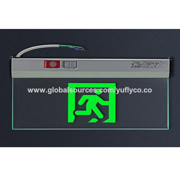 China Emergency exit light,IP65 20pcs SMD 2835 LED fire safety exit ...