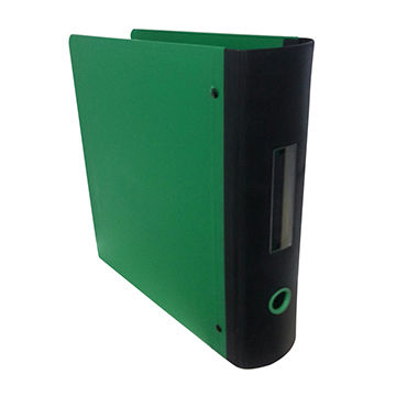 2-inch A4 size Ring file with Finger Hole on Spine, Green, binder file ...