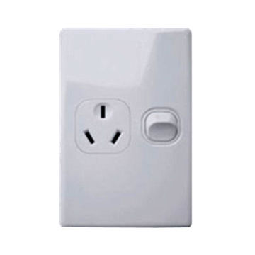China Power Outlet Single, 15A, 250V AC on Global Sources
