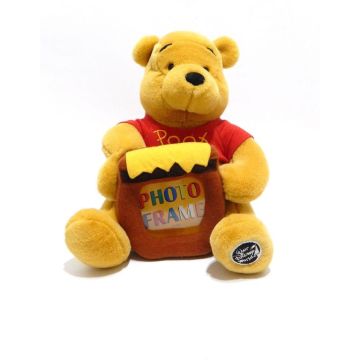 10" Winnie the Pooh Stuffed Animal Plush fabric Photo Frame, plush ...