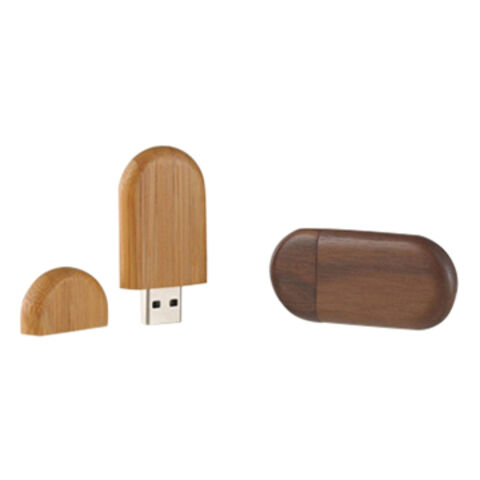 Compre Promocional Usb Flash Drive Com Caixa De Madeira, Disponível Em ...