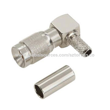 SAA FEMALE RIGHT ANGLE CRIMP TYPE, SAA Connector Coaxial connector RF ...