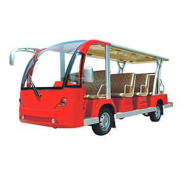 China Electric garden utility vehicle 15 seaters shuttle bus ...