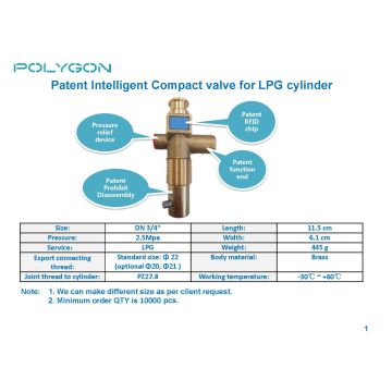 Buy Wholesale China Smart Valve For Lpg Cylinders & Smart Valve at USD ...