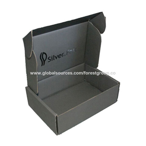 Buy Wholesale China Corrugated Box, Dark Grey Corrugated Packaging Box ...
