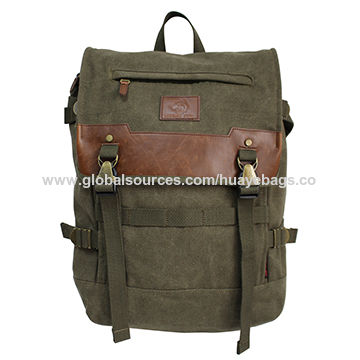 Buy Wholesale China Durable Canvas Backpacks For Students & Canvas ...