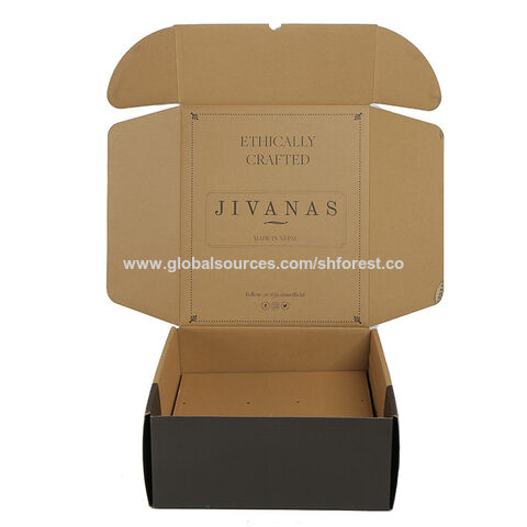 Buy Wholesale China Natural Packing Box, Customized Corrugated Paper ...