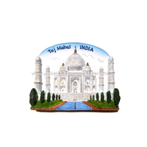 Taj Mahal India, High Quality Resin 3d Fridge Magnet, India Souvenir ...