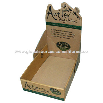 China Paper display box, customized size and color, made of brown kraft ...
