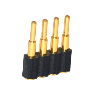 SMT 4-pin spring pin connector with housing reel & cap packing, Spring ...