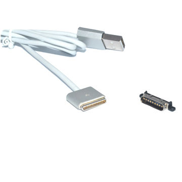 China 9pin mobile phone charging magnetic connector round cable with ...