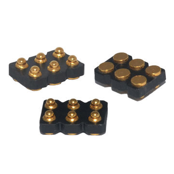 Low height 1.27mm housing and 2.54mm pitch 6pin pogo pin connector with high durability ...