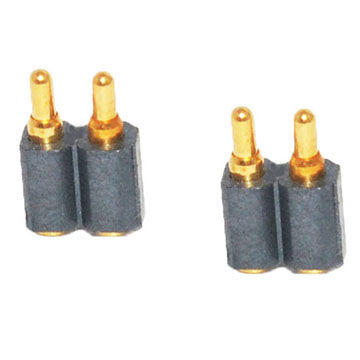 China 2-pin spring loaded contacts with 2.54mm pitch on Global Sources ...