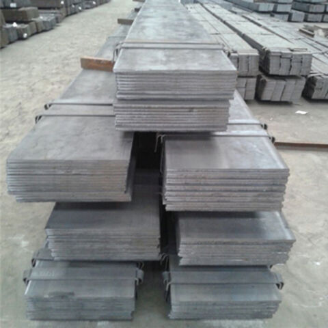 SS400 hot-rolled steel flat bars, flat stock metal for industry, SS400 ...