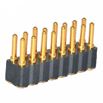 5A/2.54mm pitch double row SMT spring contact pin, 16 pins, double row ...