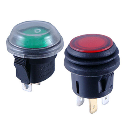 Buy Wholesale China Honyone Ul/waterproof Rocker Switch, Round 2-pin/on ...