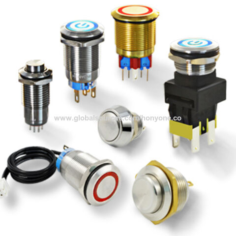 Buy Wholesale China Manufacturer Metal Pushbutton Switch, Momentary ...