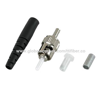 ST fiber optic connector with special ceramic ferrule, Customized ST ...