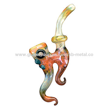Buy Wholesale China Glass Mini Sherlock Pipe - Fumed Glass With Colored ...