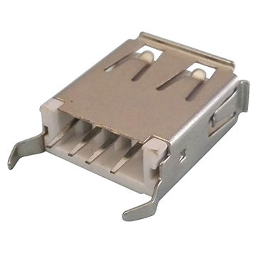 Buy Wholesale China Usb Connector, 180°, Female, A Type With Crimping ...